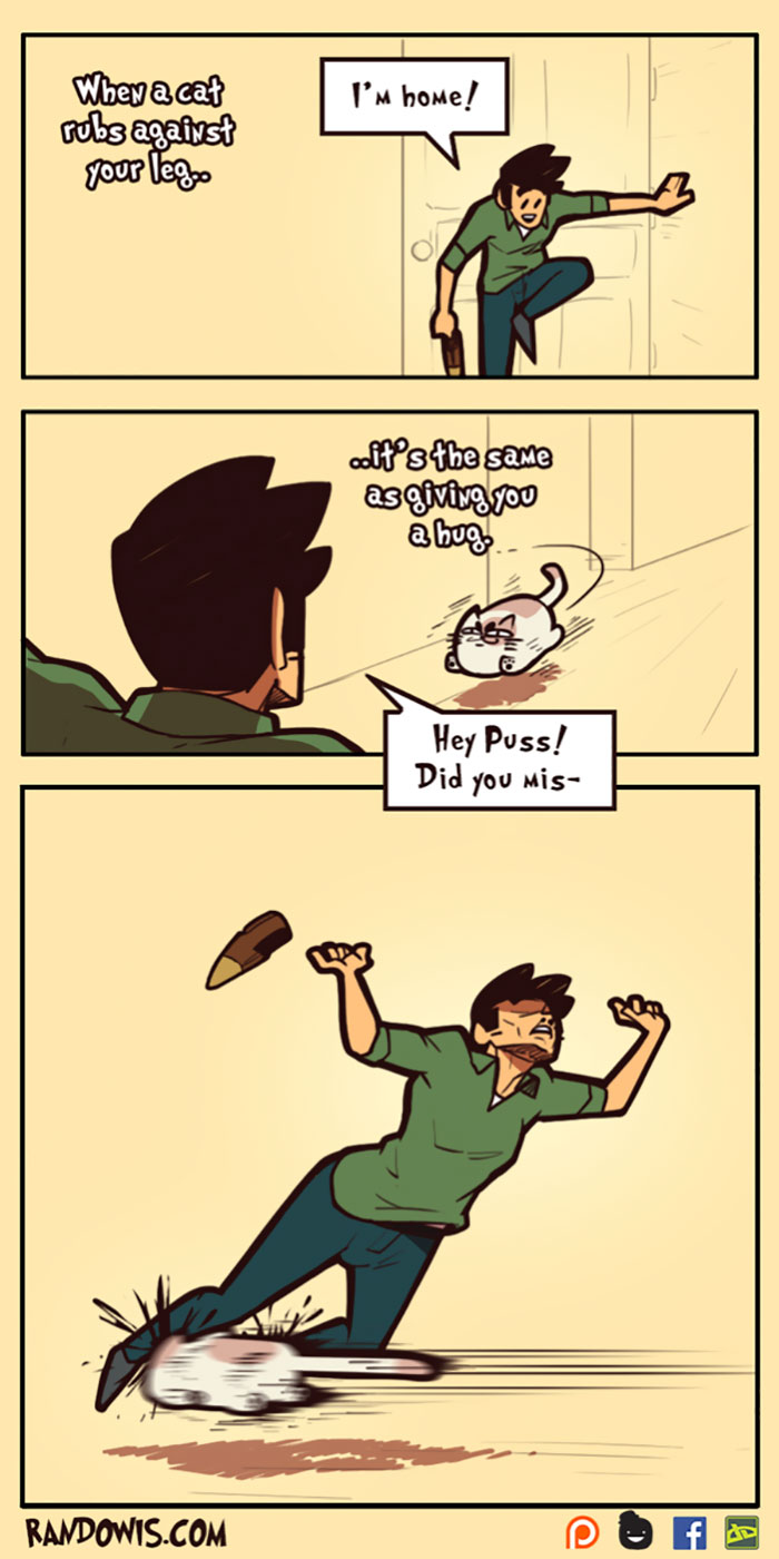 The socially awkward artist portrays strange situations and depictions ...