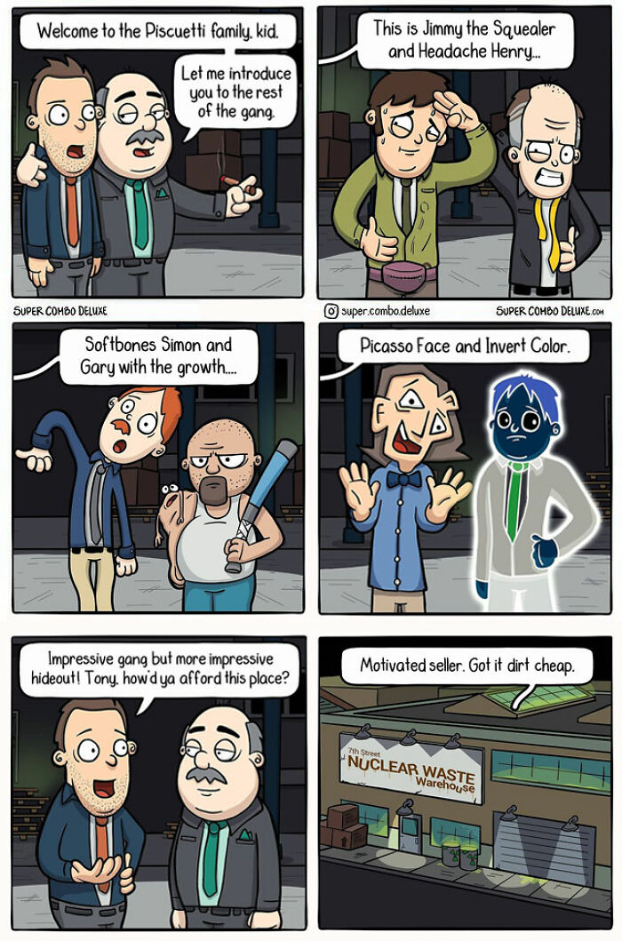 20+Offbeat Comics with Dark Endings by Super Combo Deluxe