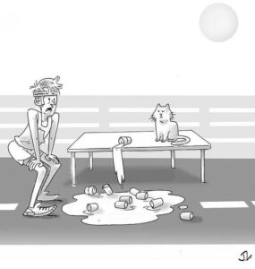 One-panel comics full of absurd situations and goofy humor by Navied ...