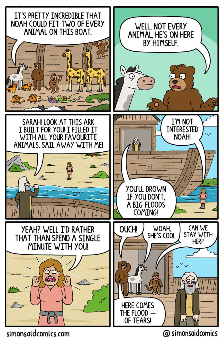 30 Funny Comics With Unexpected, Sometimes Dark Endings By Simon ...