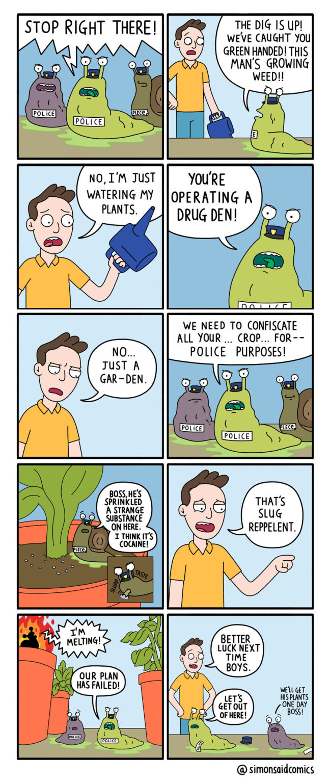 30 Funny Comics With Unexpected, Sometimes Dark Endings By Simon ...
