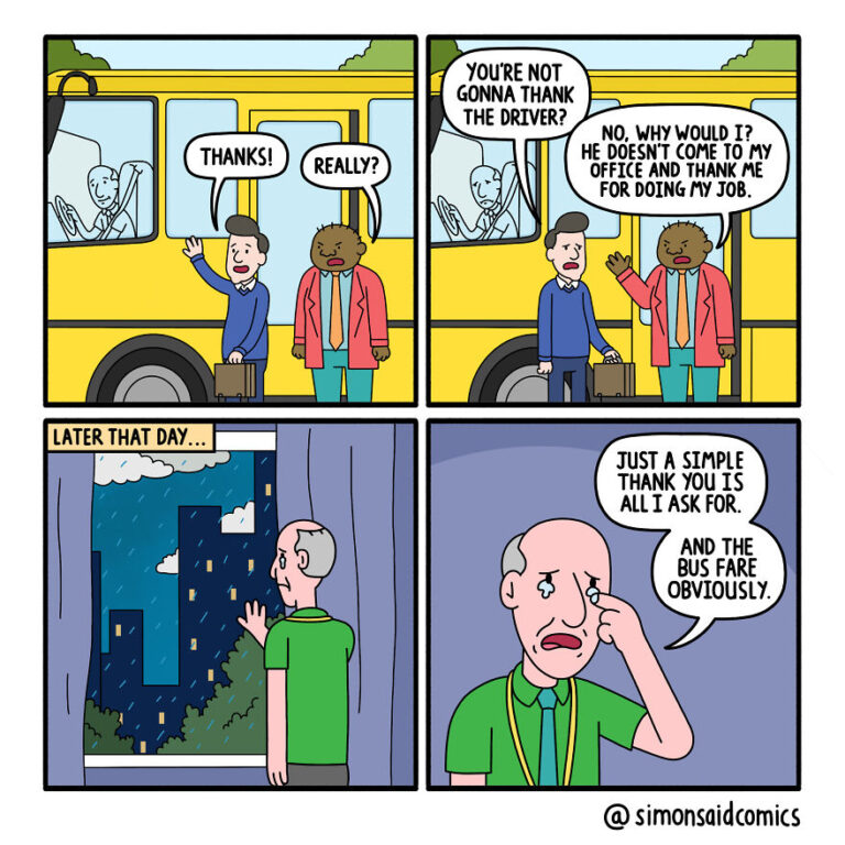 30 Funny Comics With Unexpected, Sometimes Dark Endings By Simon ...