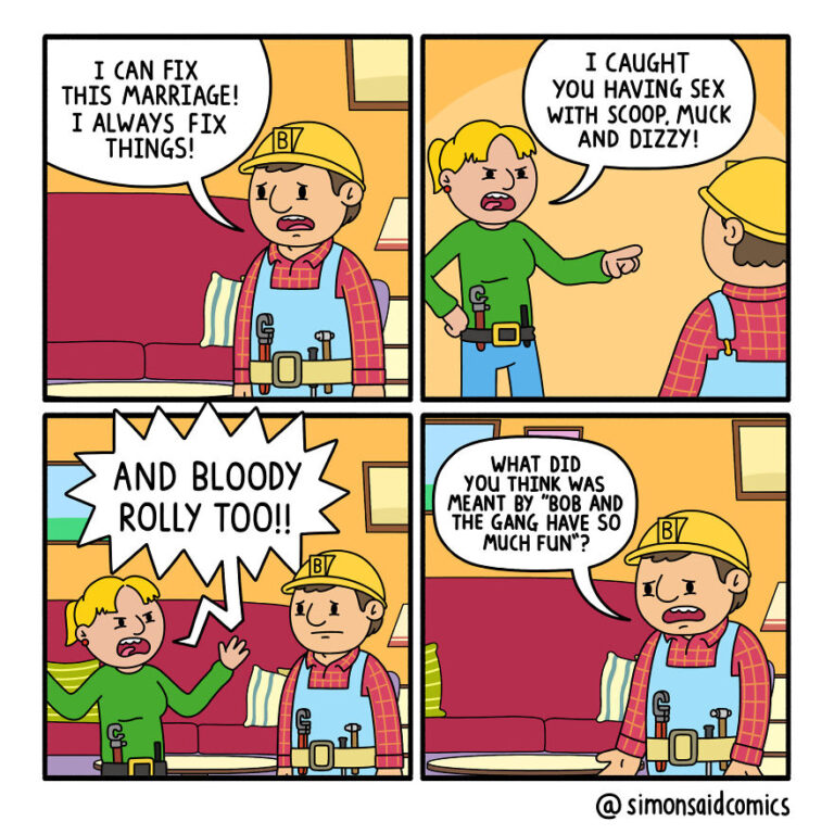 30 Funny Comics With Unexpected, Sometimes Dark Endings By Simon ...