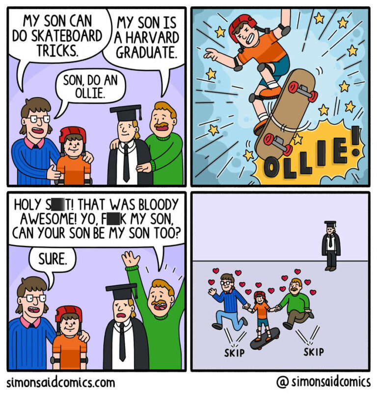 30 Dark-Humored Comics With Unexpected Twists By Artist Simon Johnson