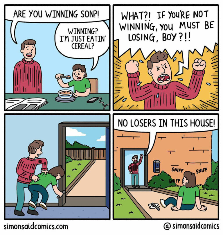30 Dark-Humored Comics With Unexpected Twists By Artist Simon Johnson